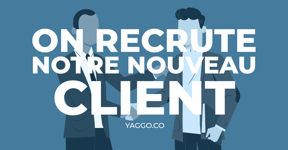 YAGGO recrute ses futurs clients, des recruteur.es de valeurs